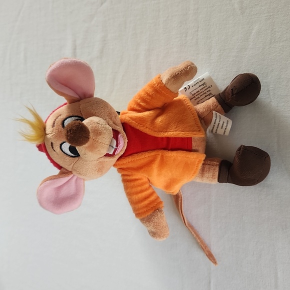 Disney | Toys | Disney Cinderella Jaq Mouse Plush 7 Disney Collection ...